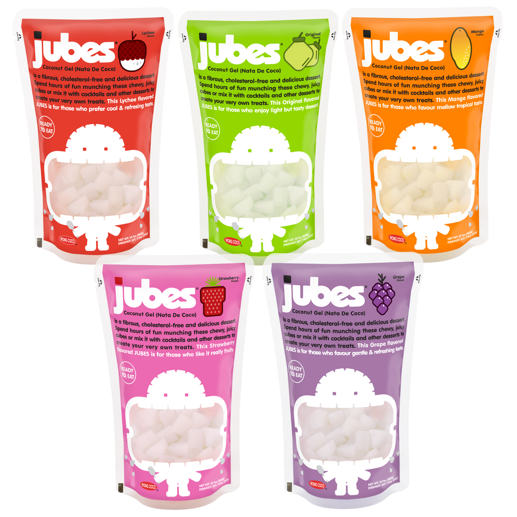 Jubes USA | Coconut Gel Cubes | Refreshing Dessert Packed with Fiber ...