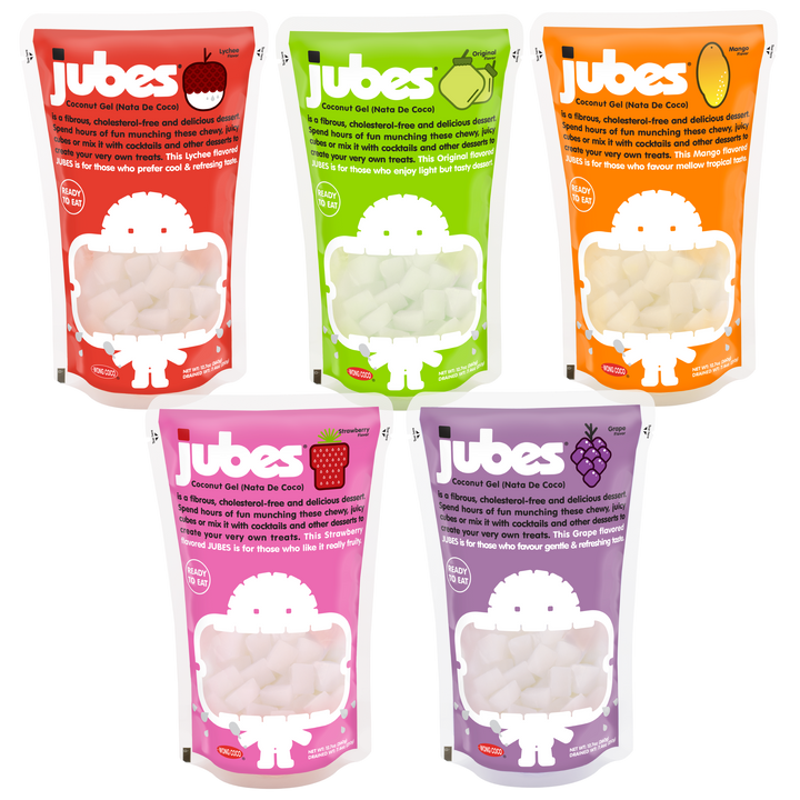Jubes USA | Coconut Gel Cubes | Refreshing Dessert Packed with Fiber ...